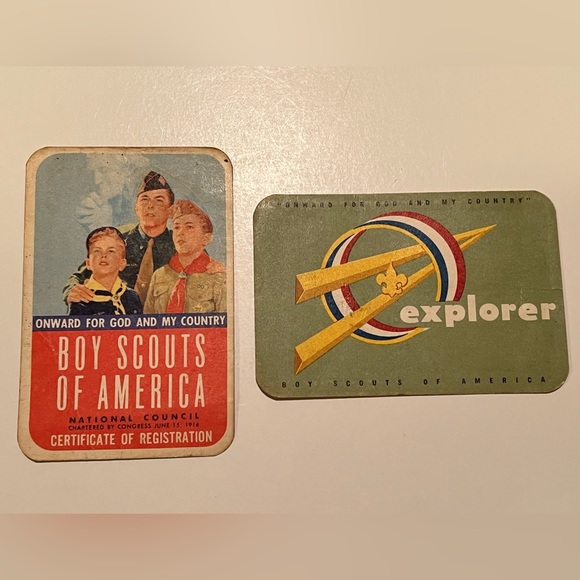 Scouting America | Other | Vintage Boy Scouts Of America Registration ...